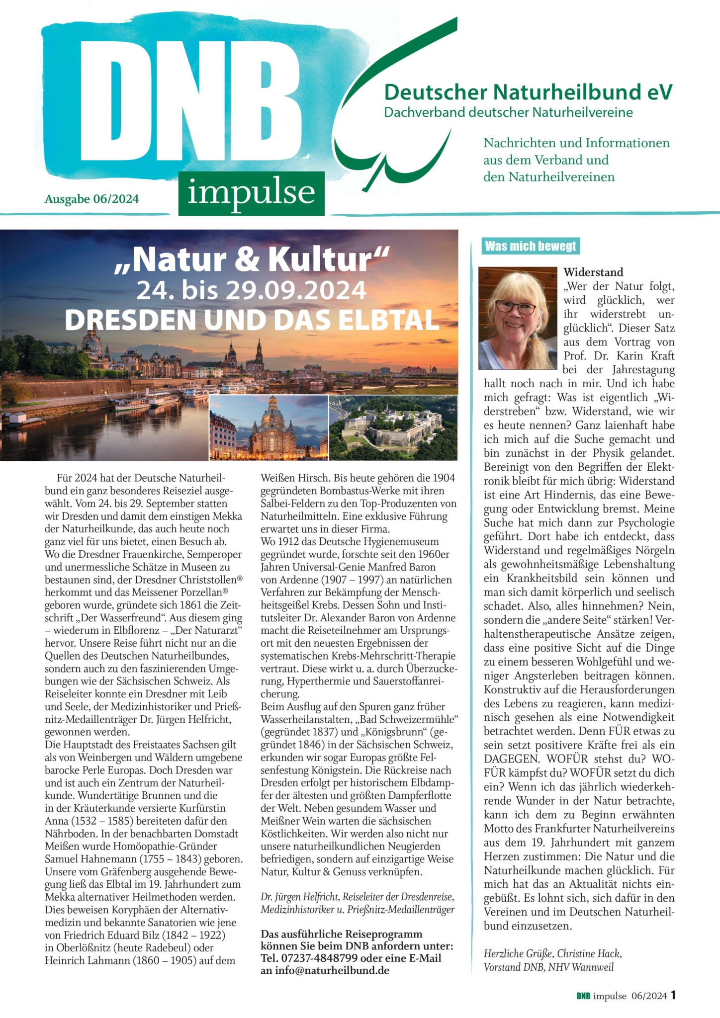 DNB impulse - Deutscher Naturheilbund eV